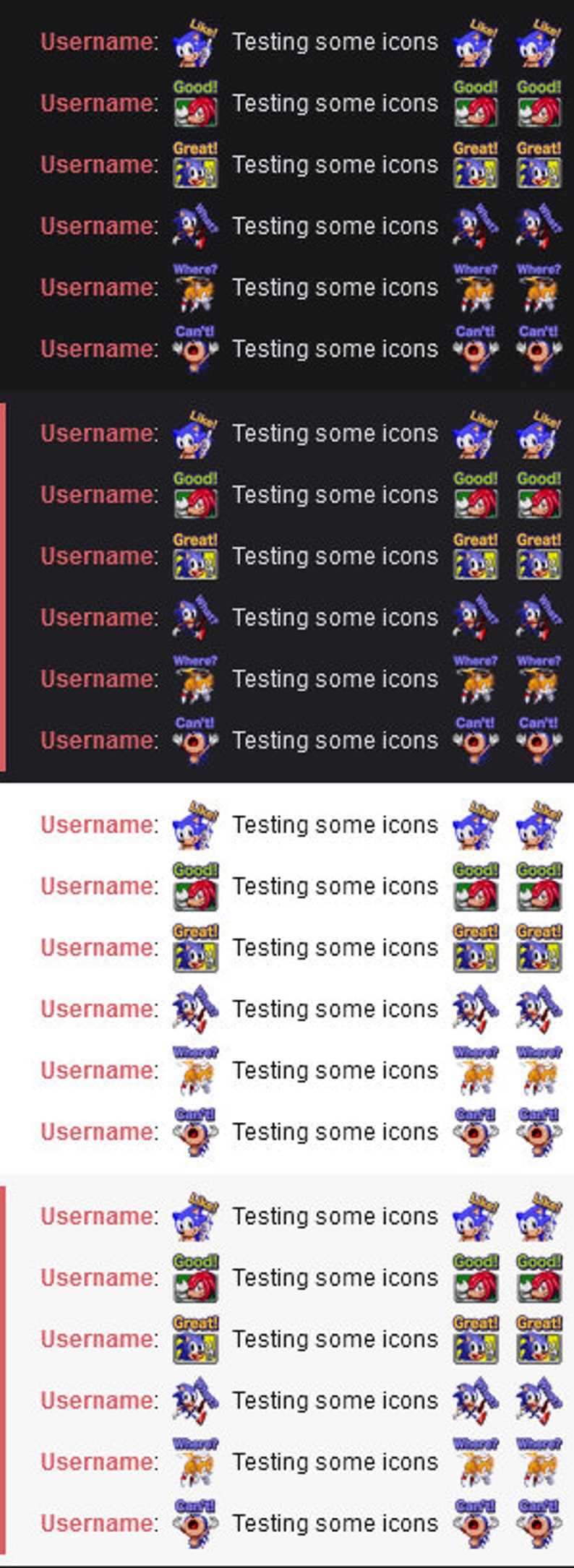 Retro Sonic Static Emotes for Twitch and Discord Twitch Emotes Discord ...