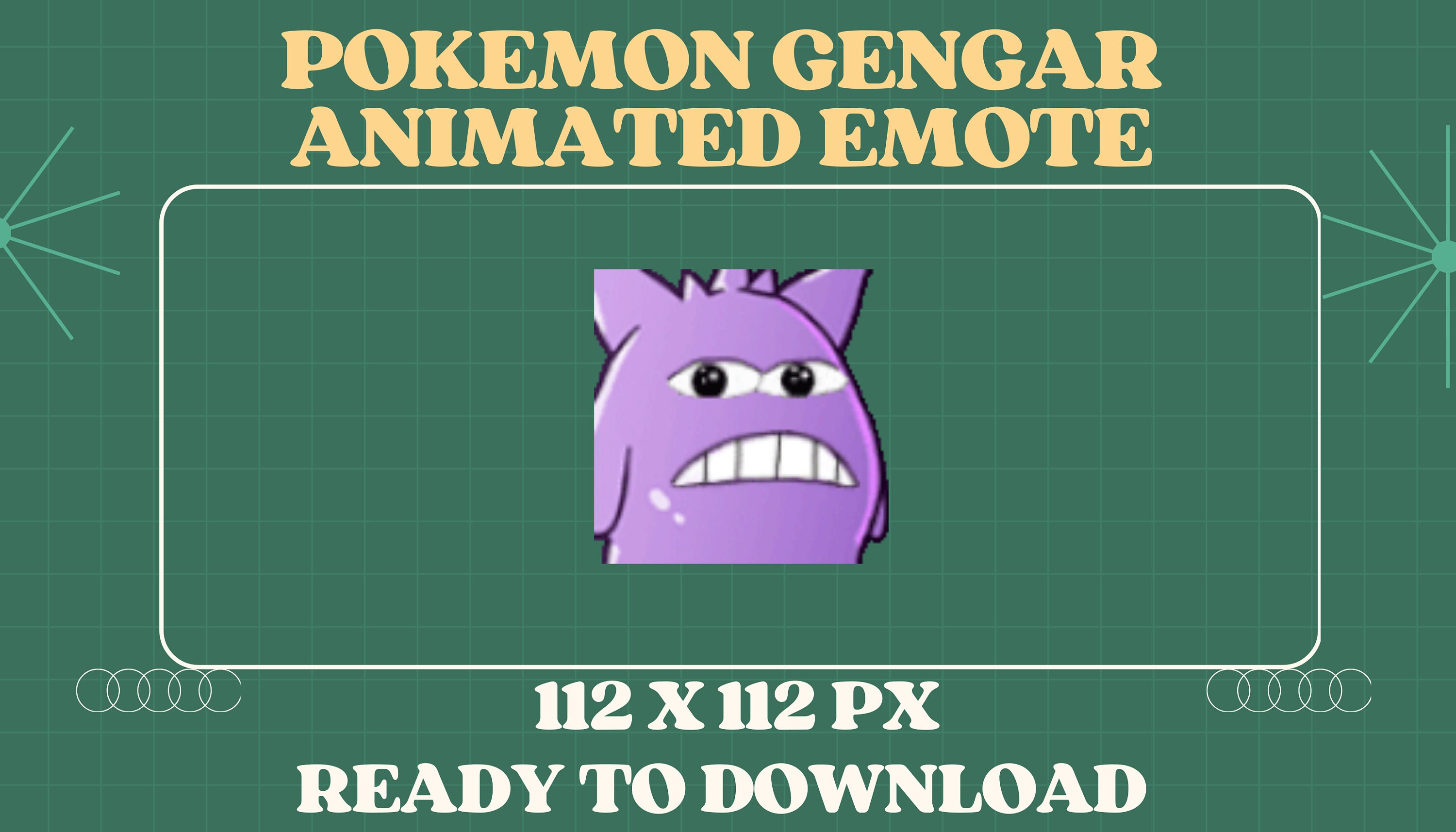 Gengar Booba Animated Emote for Twitch and Discord Twitch Emotes ...