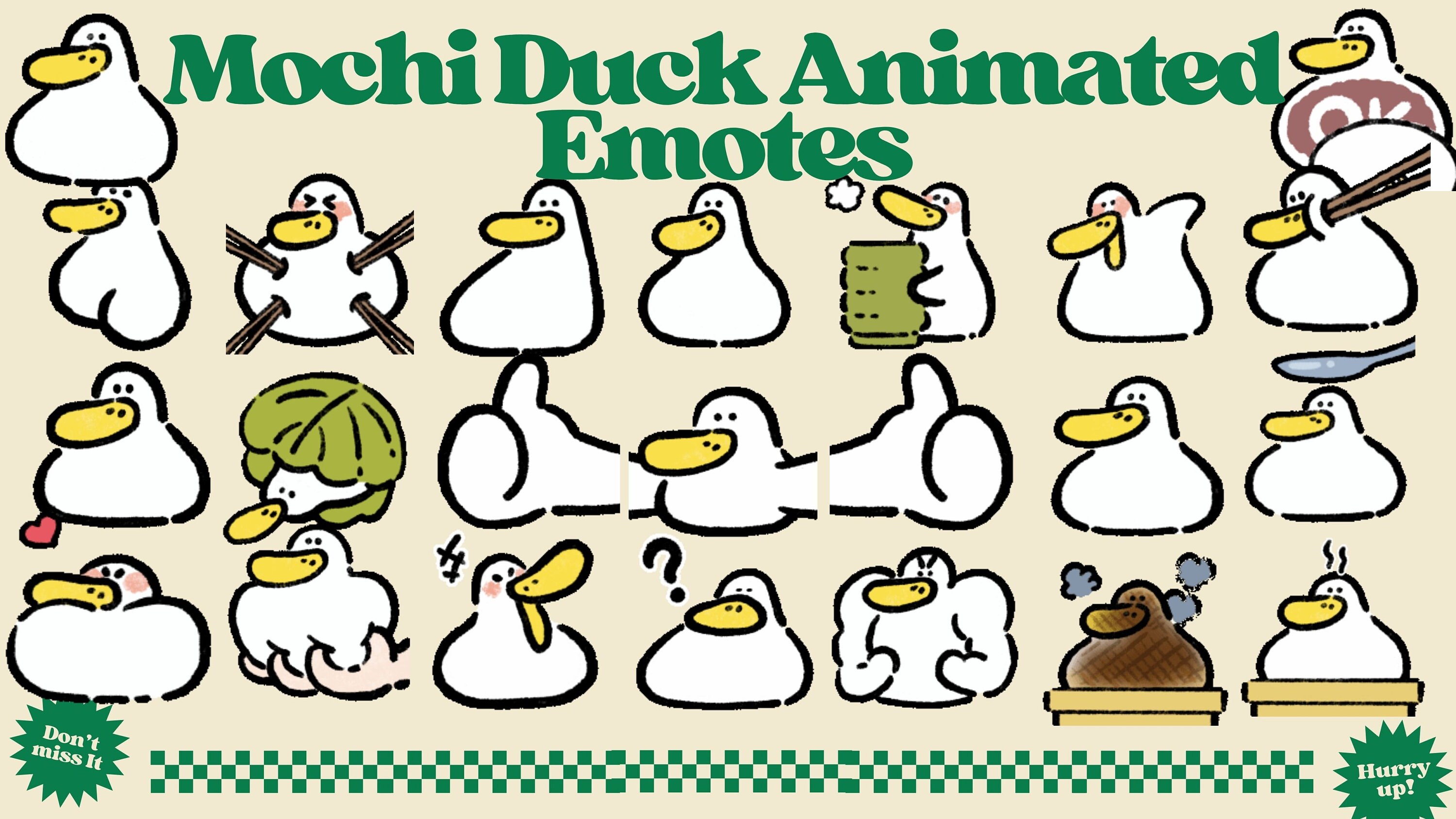 Funny Ducks Animated Emotes for Twitch and Discord Twitch Emotes ...