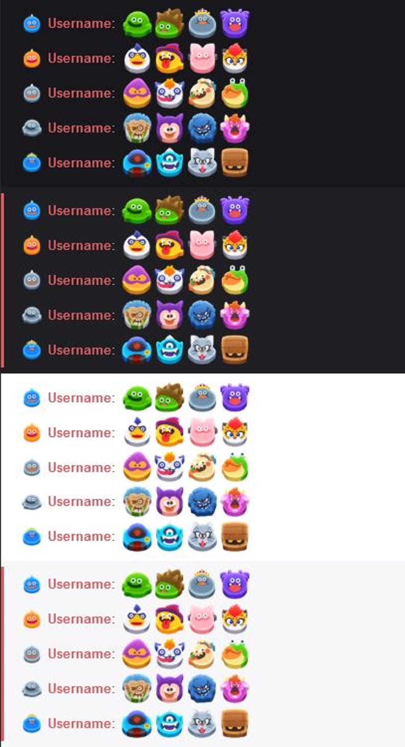 Dragon Quest Bit Badges for Twitch and Discord Twitch Emotes Discord ...