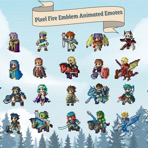 Fire Emblem Animated Emotes for Twitch and Discord Twitch Emotes ...