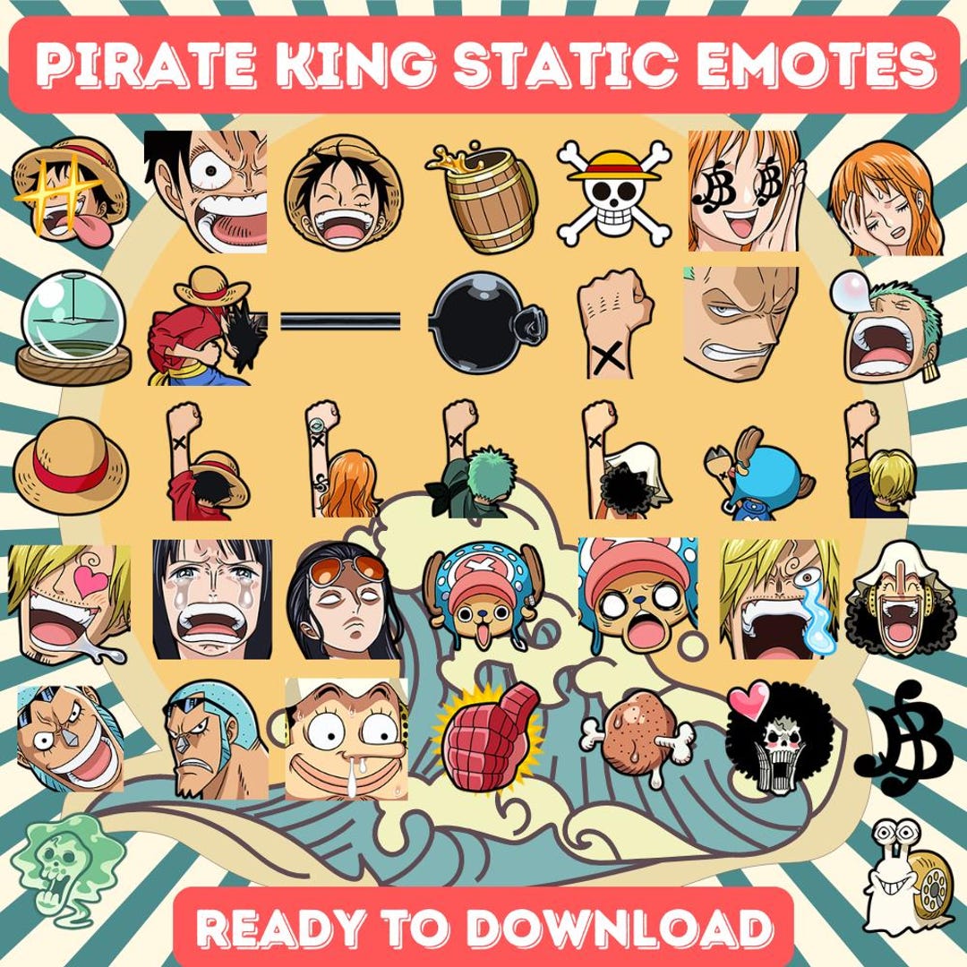 Pirate King Static Emotes for Twitch and Discord Twitch Emotes Discord ...