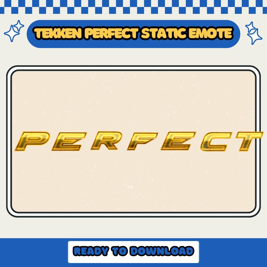 Tekken PERFECT Static Emotes for Twitch and Discord Twitch Emotes ...