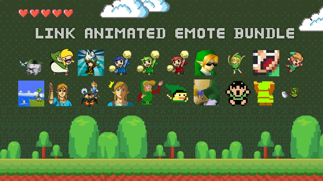 Link Animated Emote Bundle Twitch Emotes Discord Emotes Emotes for ...