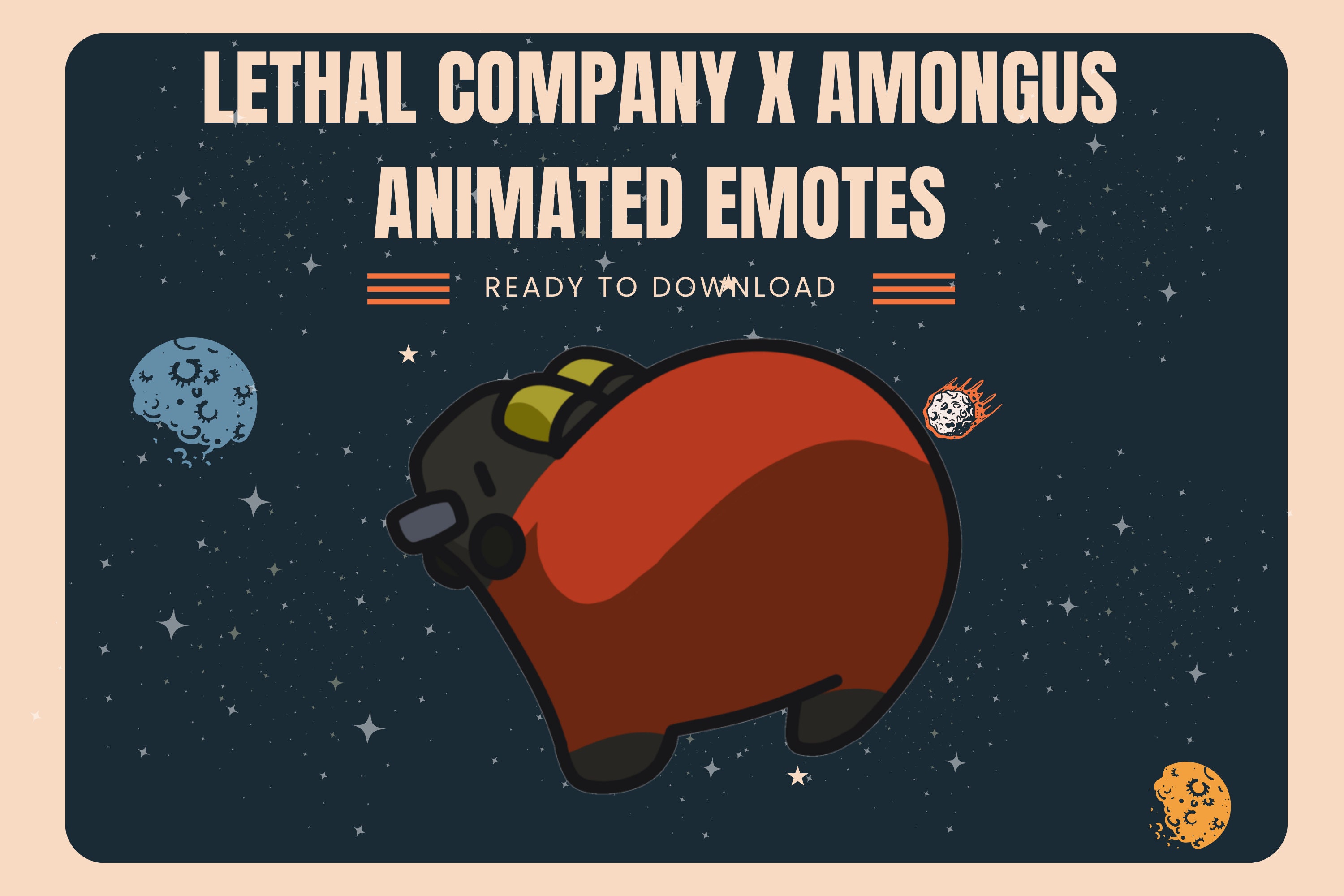 Lethal Company X Among Us Animated Emote Twitch And Discord Twitch Emotes Discord Emotes Emotes