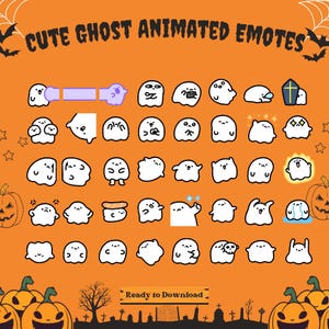Halloween Ghost for Twitch and Discord Twitch Emotes Discord Emotes ...