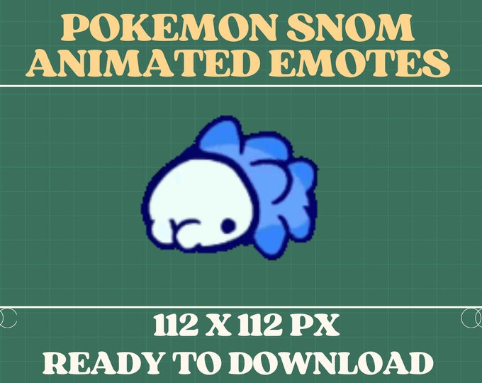 Pokemon Snom Animated Emote for Twitch and Discord Twitch Emotes ...