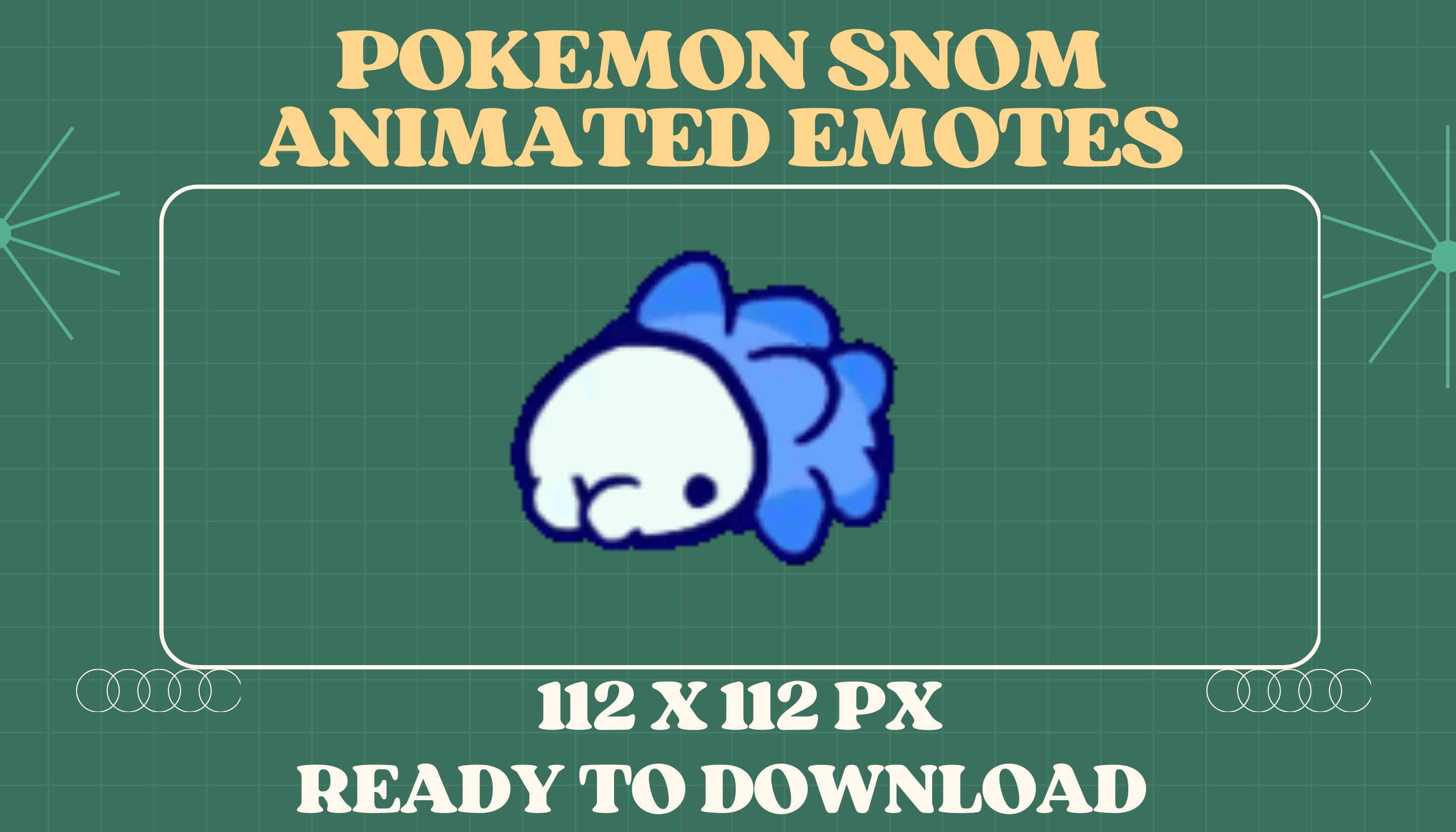 Pokemon Snom Animated Emote for Twitch and Discord Twitch Emotes ...