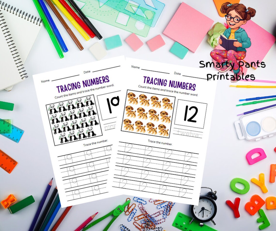 Kindergarten, Numbers Learning, Printable, Educational Activities ...