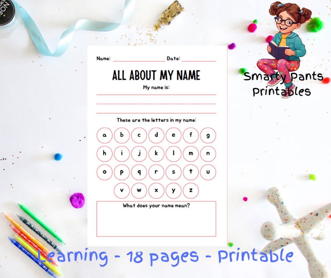 Early Learning, Printable, Educational Activities, Write Your Name ...