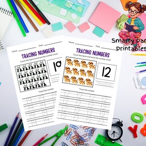 Kindergarten, Numbers Learning, Printable, Educational Activities ...