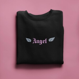 Angel PNG, Pink Y2K Font, Trendy Y2k Fashion, Cute Digital Download ...