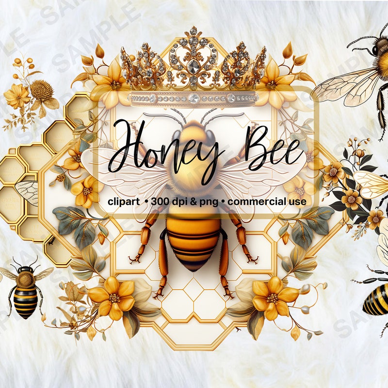 Bee Clip Art - Etsy