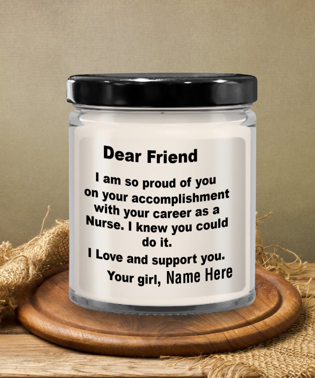 Personalized Best Friend Gifts, Best Friend Candle, Best Friend Gift ...