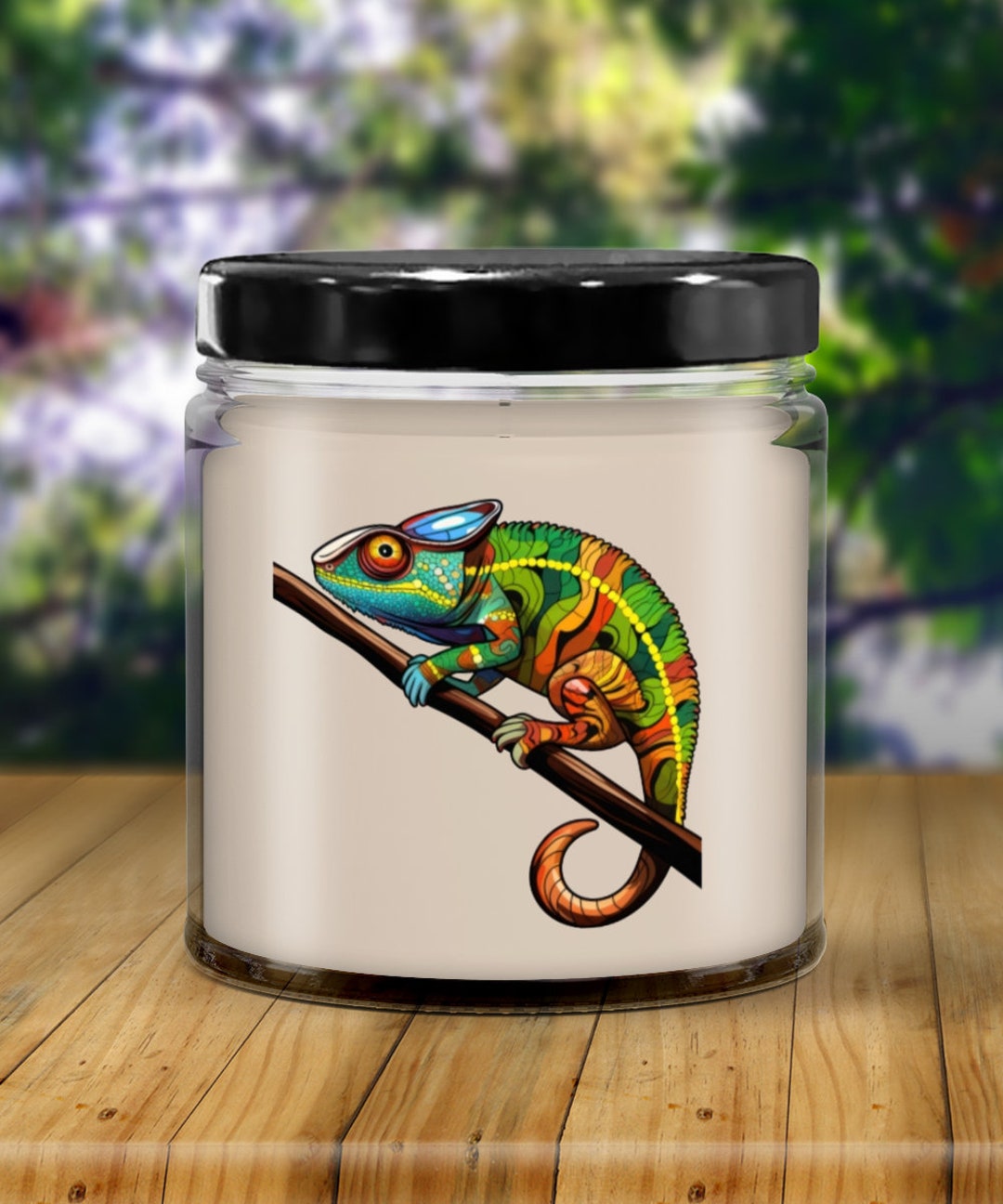 Chameleon Candle, Exotic Pet Gift, Reptile Lover Gift, Unique Candles ...