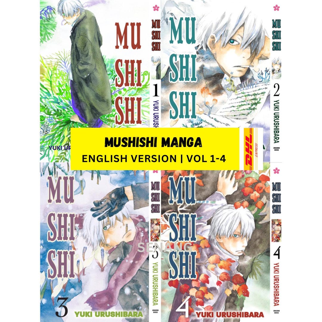 Mushishi Manga New Comic English Volume 1-4 Full Set Yuki Urushibara ...