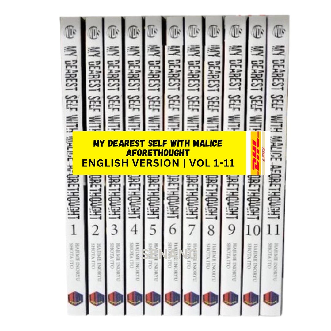 My Dearest Self With Malice Aforethought Manga Volume 1-11 by Hajime ...