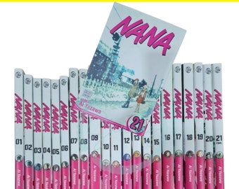 NANA Manga Volume 1-21 End Full Set English Version by Ai Yazawa Comic ...