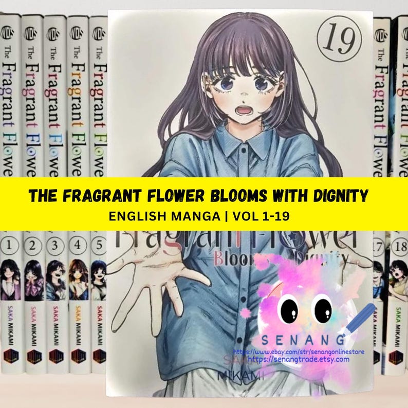 The Fragrant Flower Blooms With Dignity Manga Vol 1-19 English Comic Full Set or Partial - Etsy