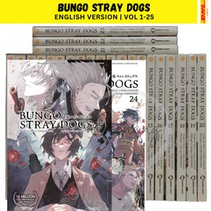 Bungo Stray Dogs Manga New Comic English Volume 1-25 Full Set Author Sango HARUKAW, Story by ...
