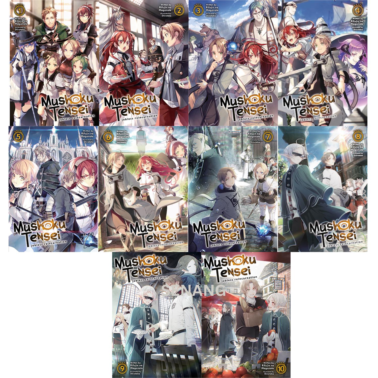 Mushoku Tensei: Jobless Reincarnation English Light Novel Volume 1-26 ...