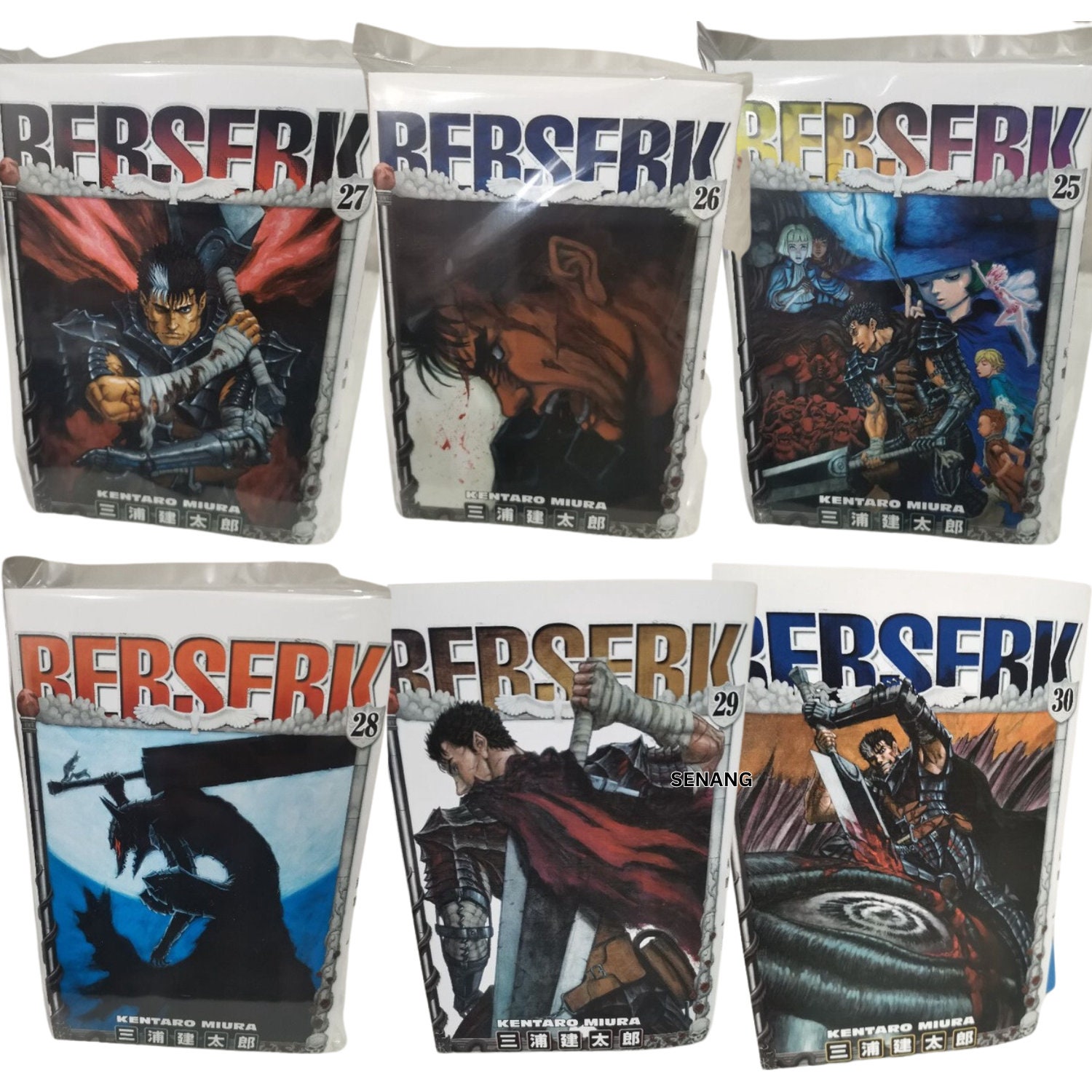 BERSERK English Manga NEW Full Set Volume 1-41 by Kentaro Miura ...