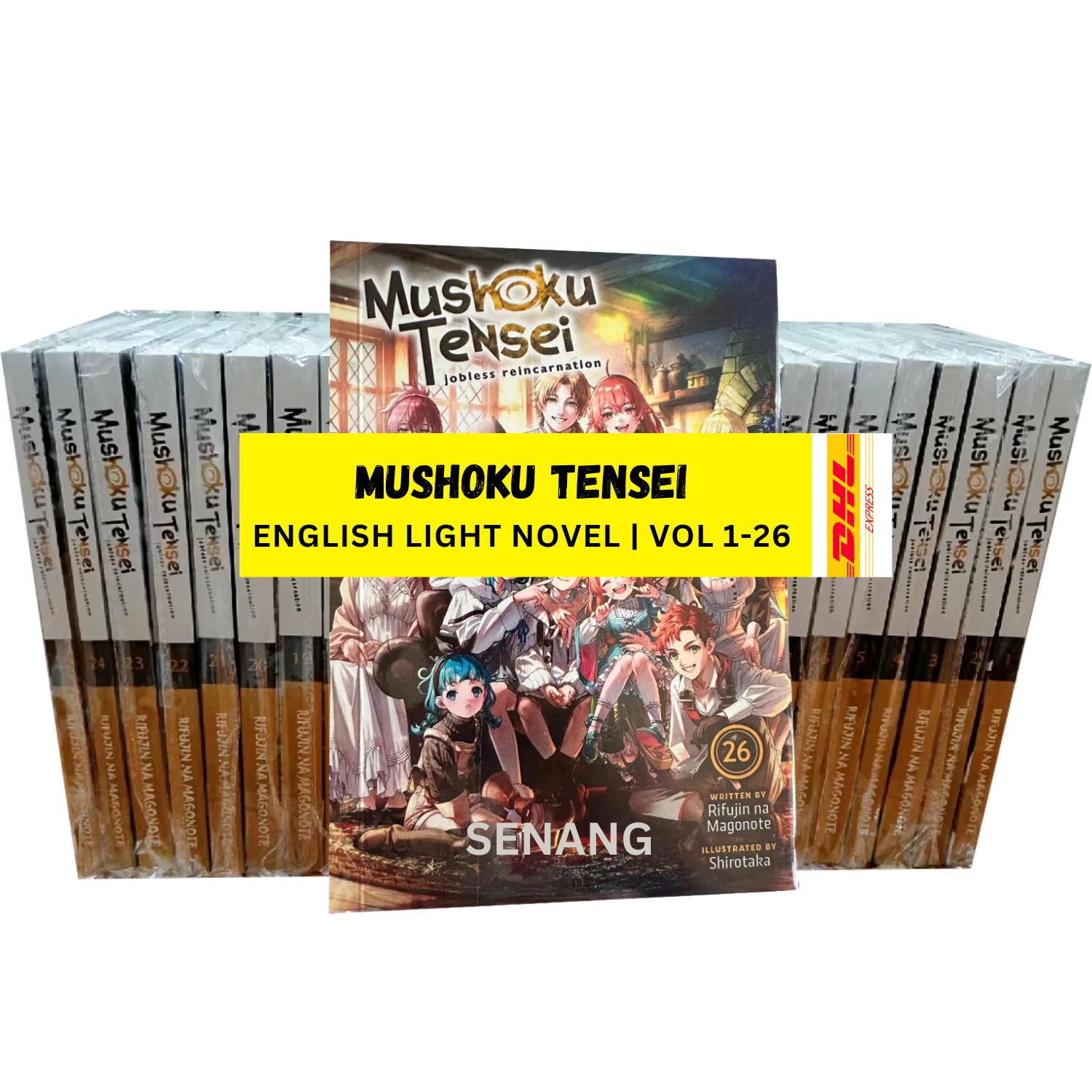 Mushoku Tensei: Jobless Reincarnation English Light Novel Volume 1-26 Full Set or Partial New ...