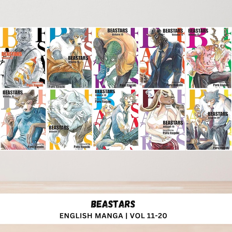 BEASTARS Vol 1-22 (end) English Manga Set Full/loose Book Series New ...