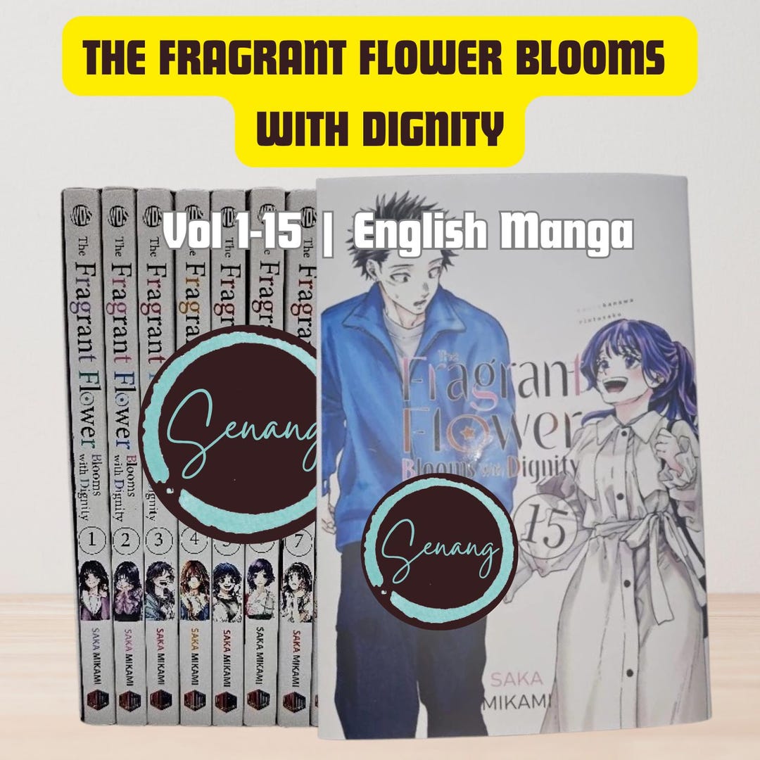 The Fragrant Flower Blooms With Dignity Manga Vol 1-15 Full Set or ...