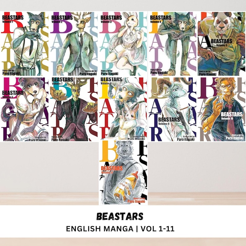 BEASTARS Vol 1-22 (end) English Manga Set Full/loose Book Series New ...