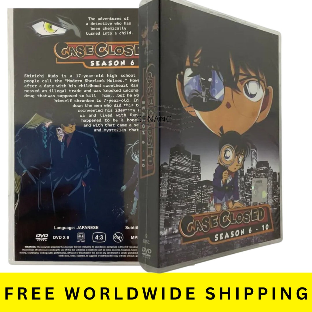Case Closed aka Detective Conan Season 6 to 10 New Set Japanese Anime ...