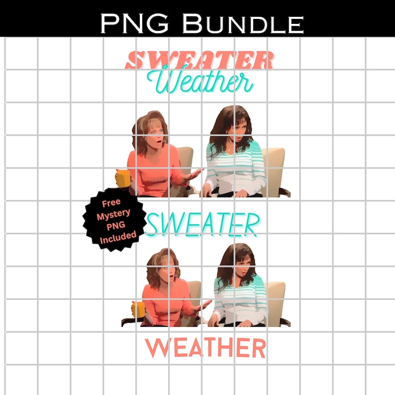Sweater Weather SNL PNG Bundle Funny Christmas Sweater Png, Sweater ...