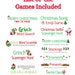 Grinch Games, Christmas Game Bundle, Christmas Party Games, Christmas ...