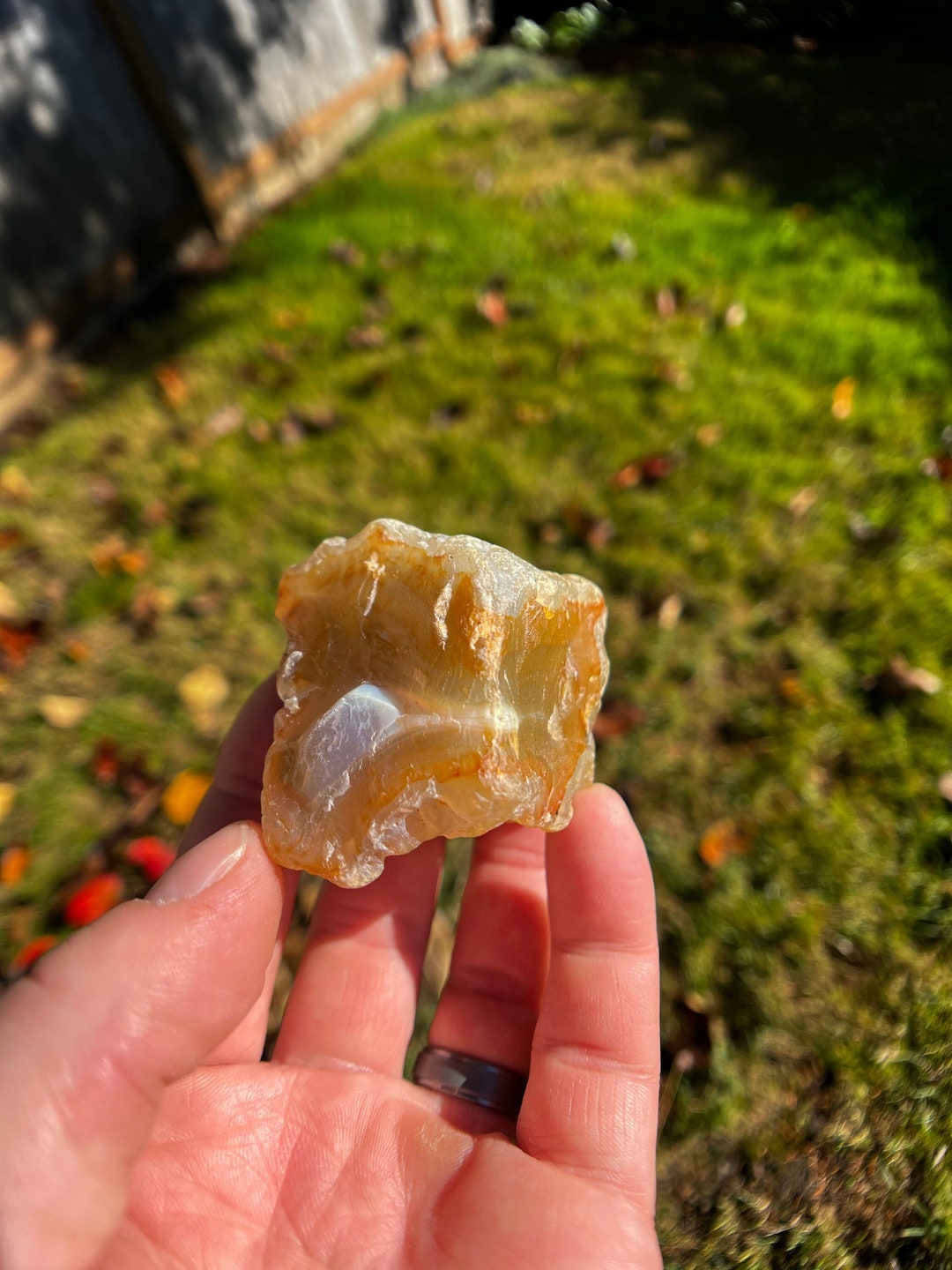 4.3oz Banded Greenish Agate From Oregon - Etsy