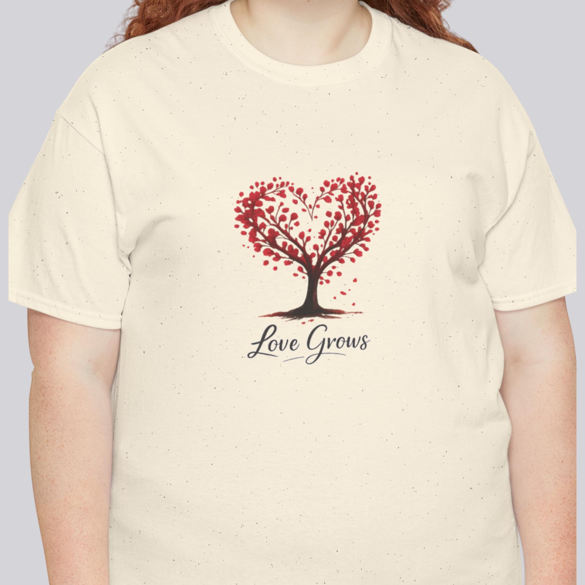 Heart Tree Love Grows Valentine Shirt - Etsy