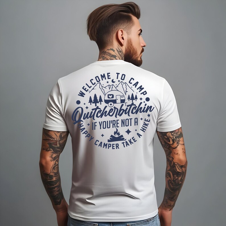 Camp Quitcherbitchin SVG Funny Camping Quote Sarcastic Camper Design - Etsy