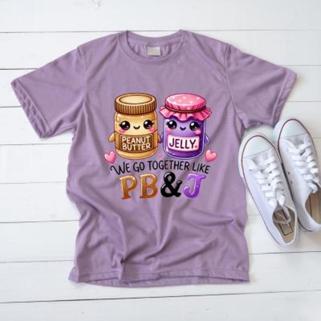 SVG We Go Together Like Peanut Butter & Jelly / Funny Shirt Png / Funny ...