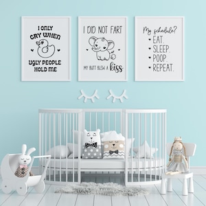 Funny Baby SVG Bundle, Baby Quotes for Onesies and Bodysuits, Cricut ...