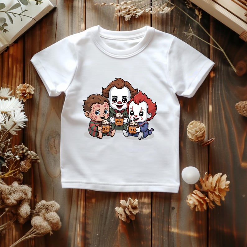 Kawaii Horror Baby PNG – Scary Movie Characters Halloween Sublimation ...