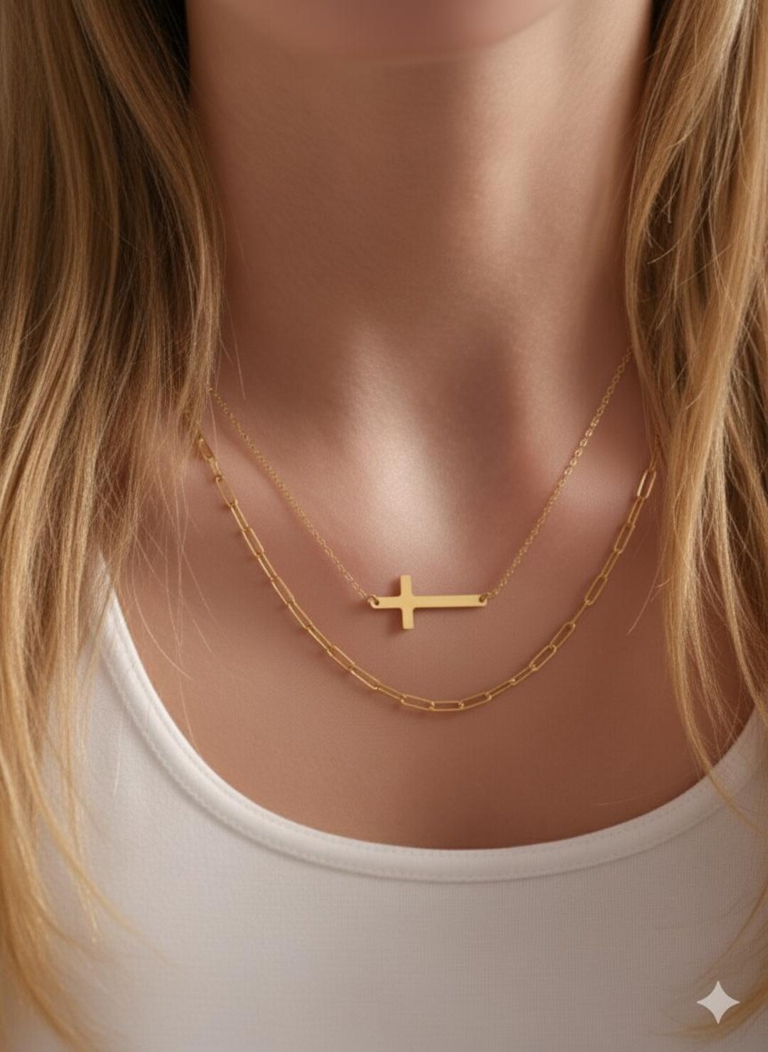 Christmas Gift, Christian Cross Necklace, Custom Name Engraved Cross ...