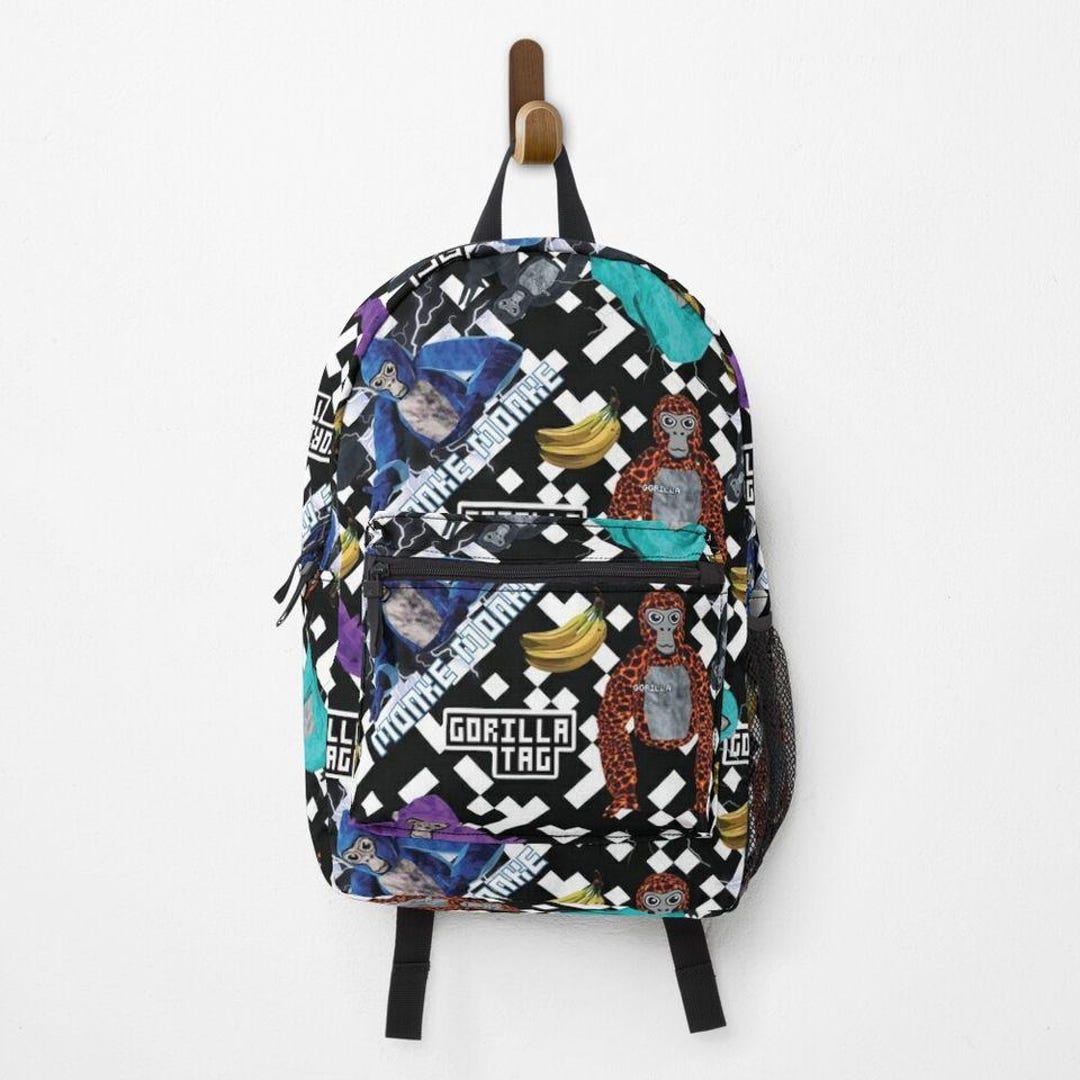 Gorilla Tag VR Gamer Merch Pixel Monke Backpack - Etsy