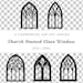 Church Stained Glass Window Svg, Cathedral Glass Vector, Christian Svg ...