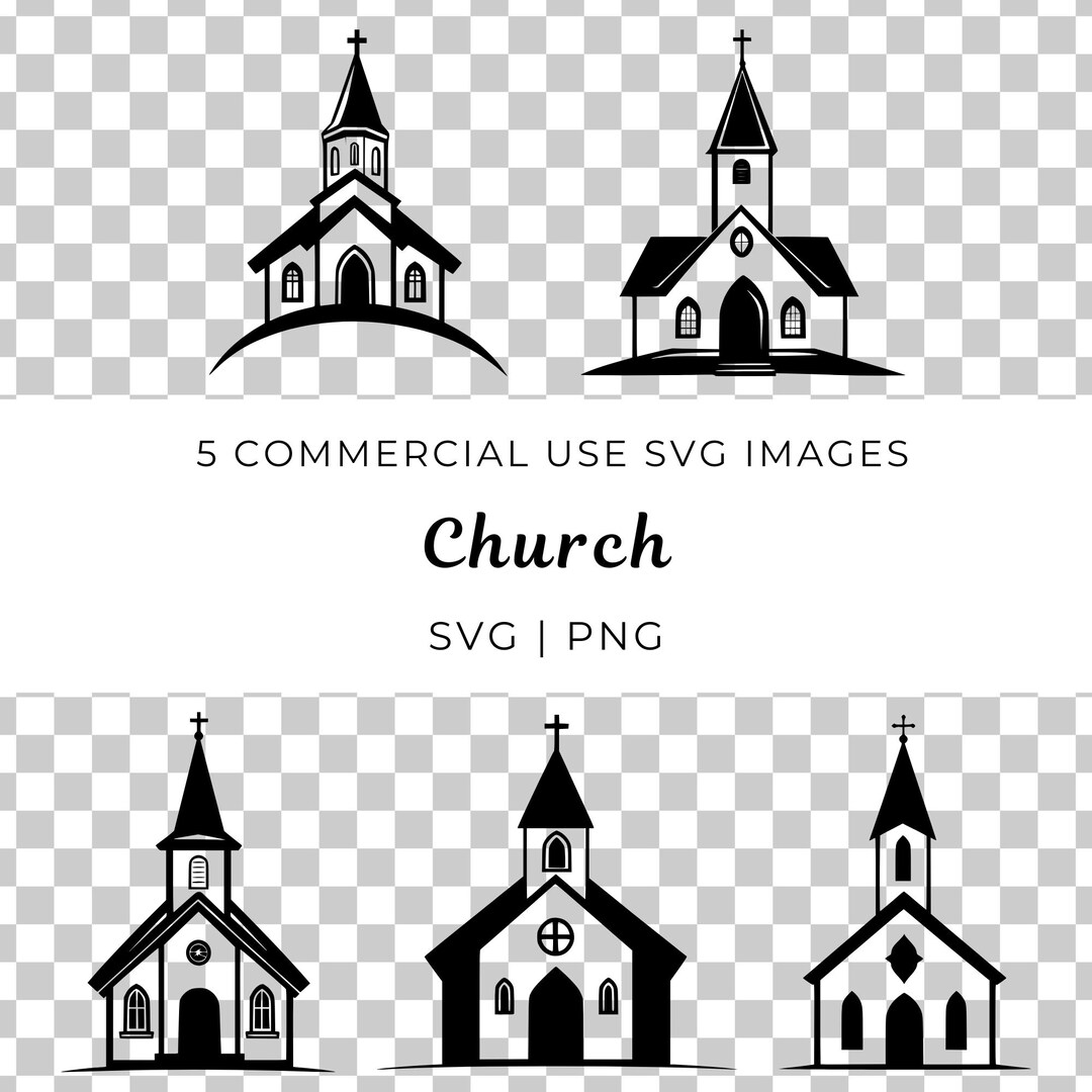 Church Building Svg, Church Svg, Religious Svg, Christian Svg, Cross ...