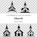 Church Building Svg, Church Svg, Religious Svg, Christian Svg, Cross ...
