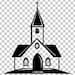 Church Building Svg, Church Svg, Religious Svg, Christian Svg, Cross ...