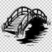 Wooden Bridge Svg, Rustic Bridge Vector, Wooden Footbridge Svg ...