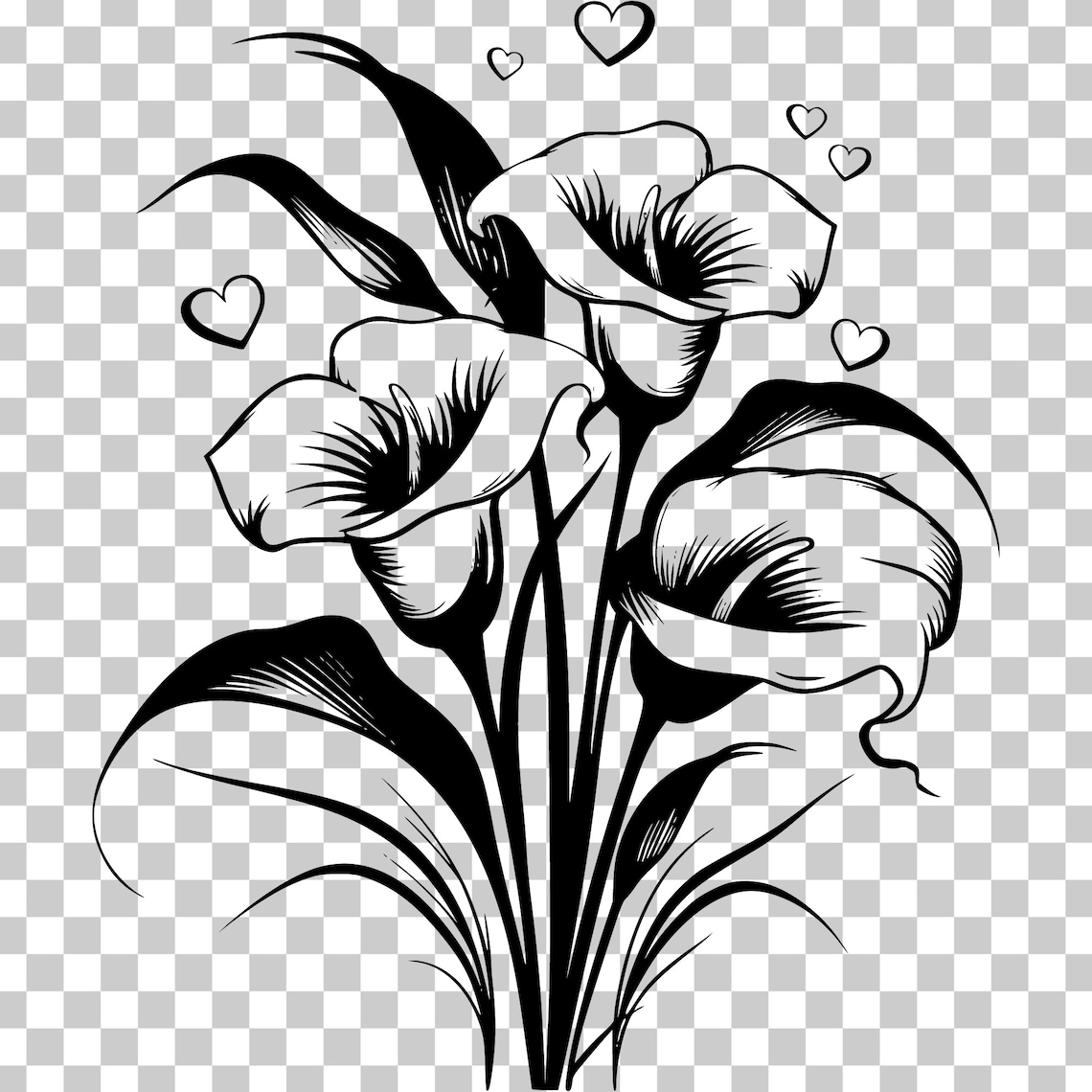 Calla Lily SVG Bundle, Floral Clipart (digital Download) - Etsy Canada