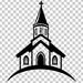 Church Building Svg, Church Svg, Religious Svg, Christian Svg, Cross ...