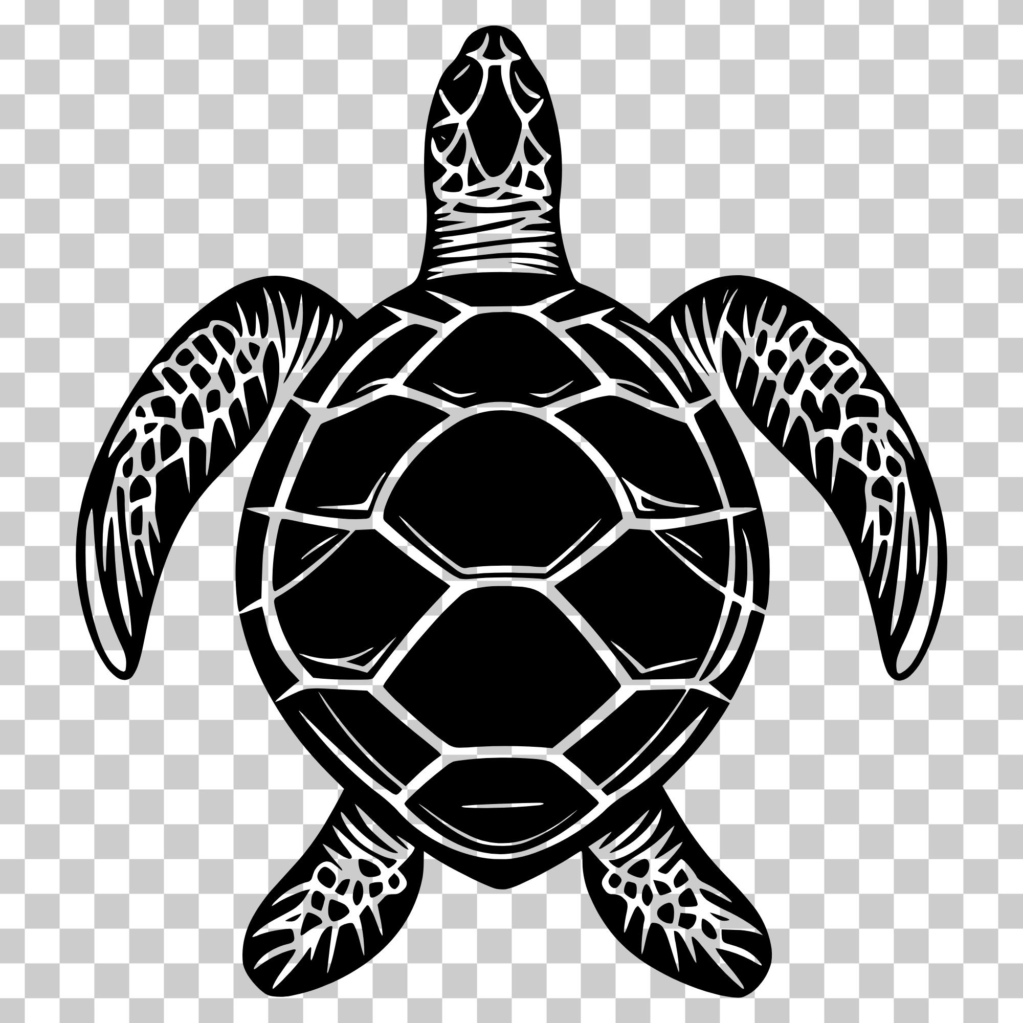 Turtle Svg, Sea Turtle Vector, Marine Life Svg, Ocean Turtle Svg, Cute ...