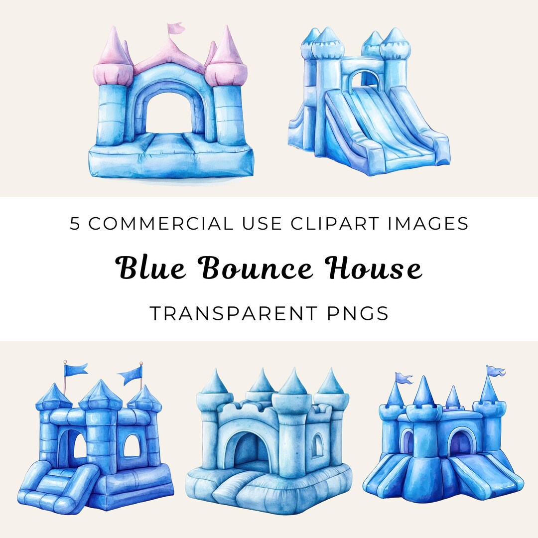 Bounce House Party, Jump House Png, Bounce House Clipart, Kids Birthday ...